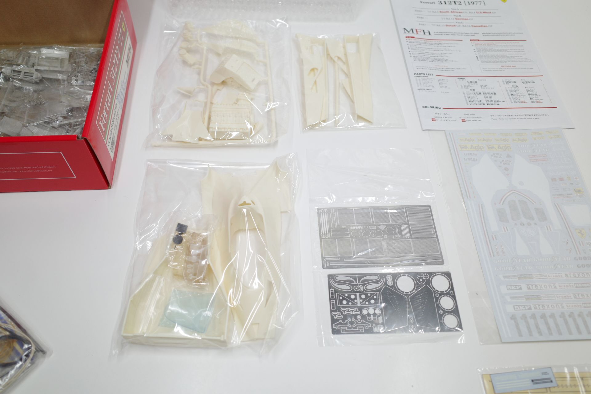 MFH モデルファクトリーヒロ 1/12 Model Factory Hiro K687 フェラーリ Ferrari 312T2 1977 ...